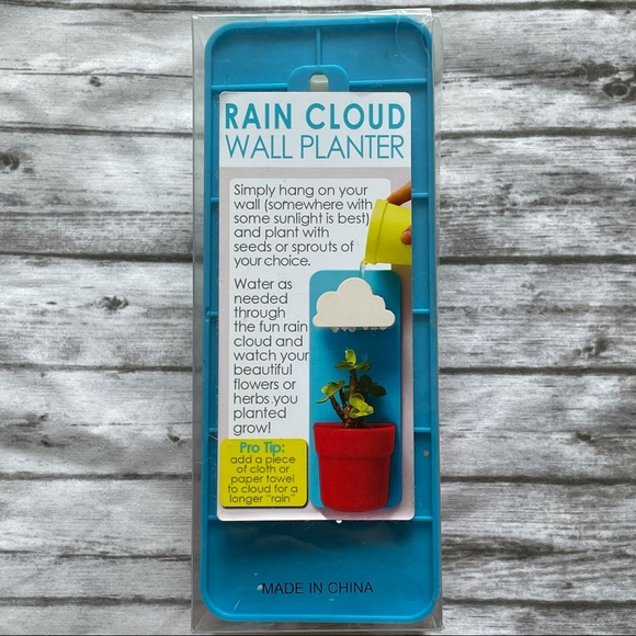 Wall Decor | Nib Rain Cloud Wall Planter | Poshmark